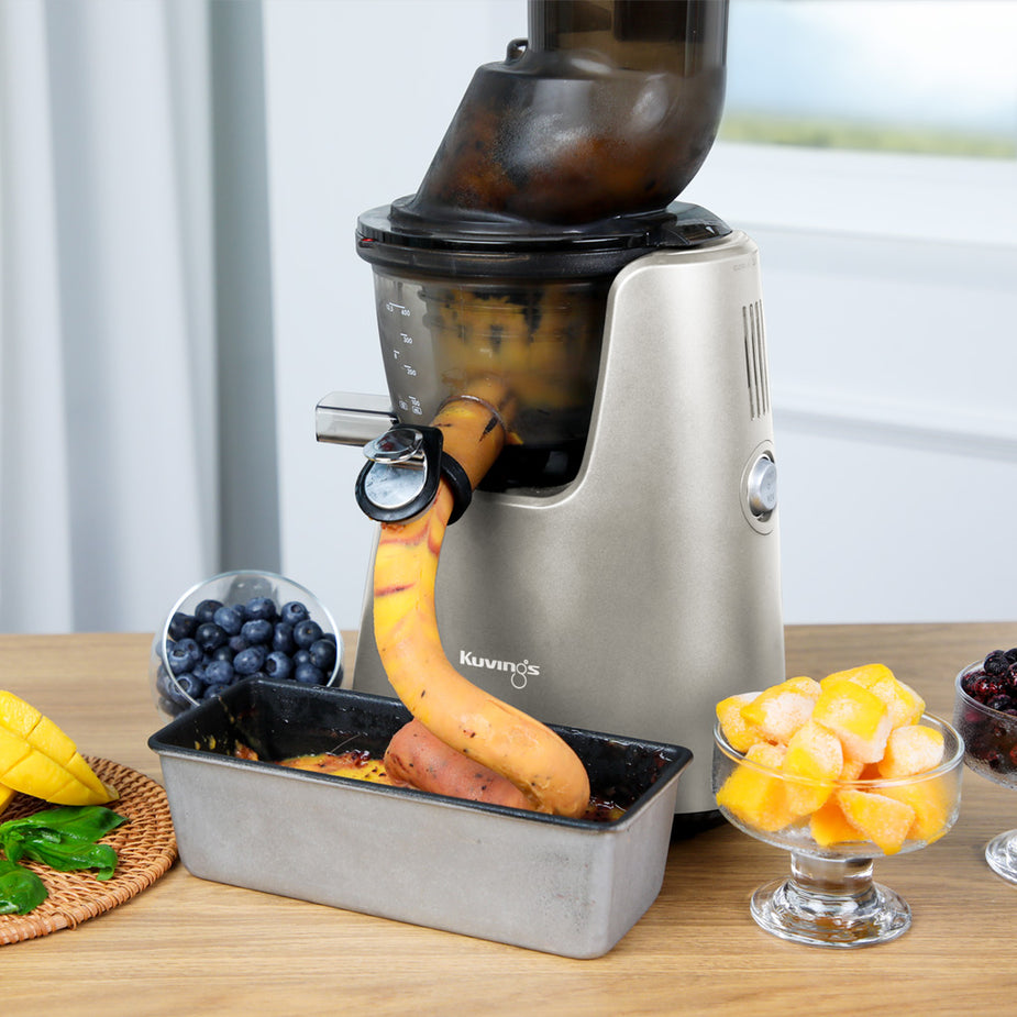 Kuvings C7000 Whole Slow Juicer with Dual Feeding Chute for Cold Press Masticating Juice ...