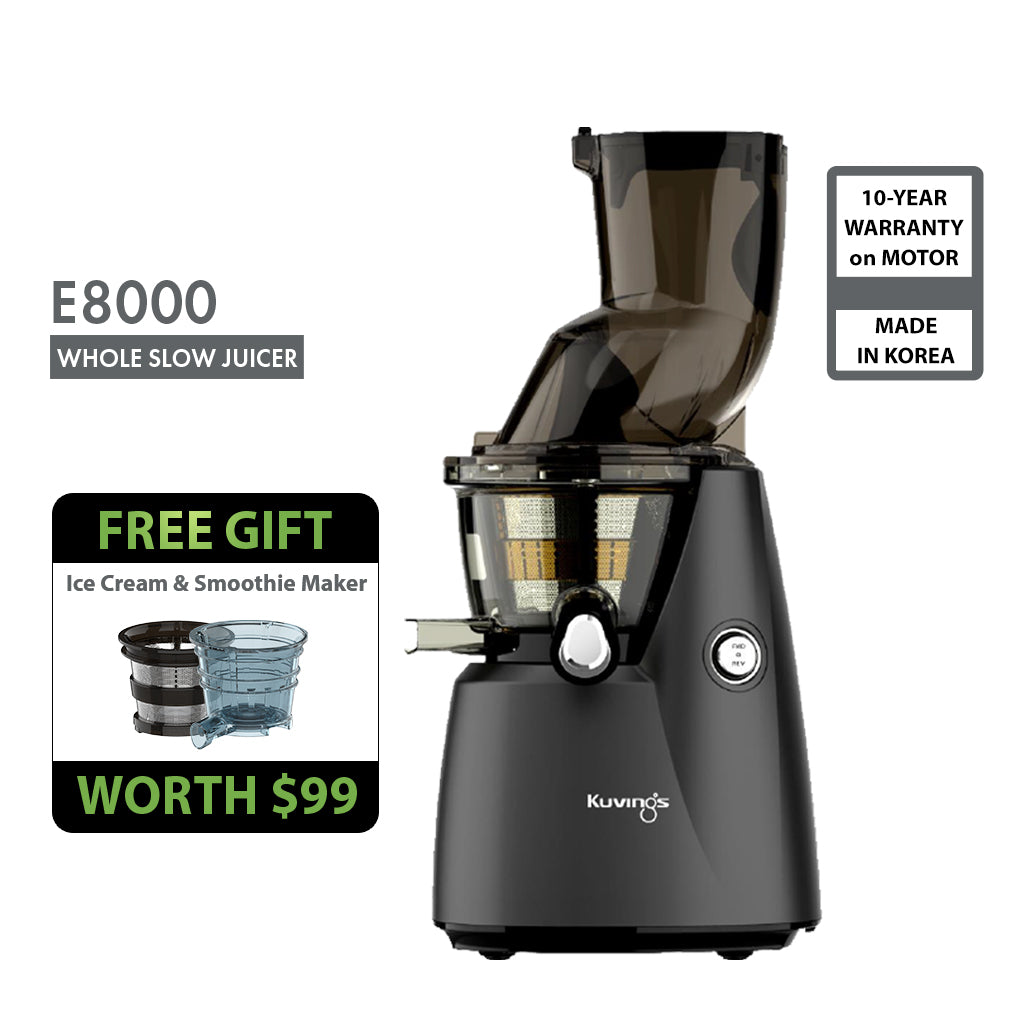 Kuvings C7000 Whole Slow Juicer with Dual Feeding Chute for Cold Press Masticating Juice ...