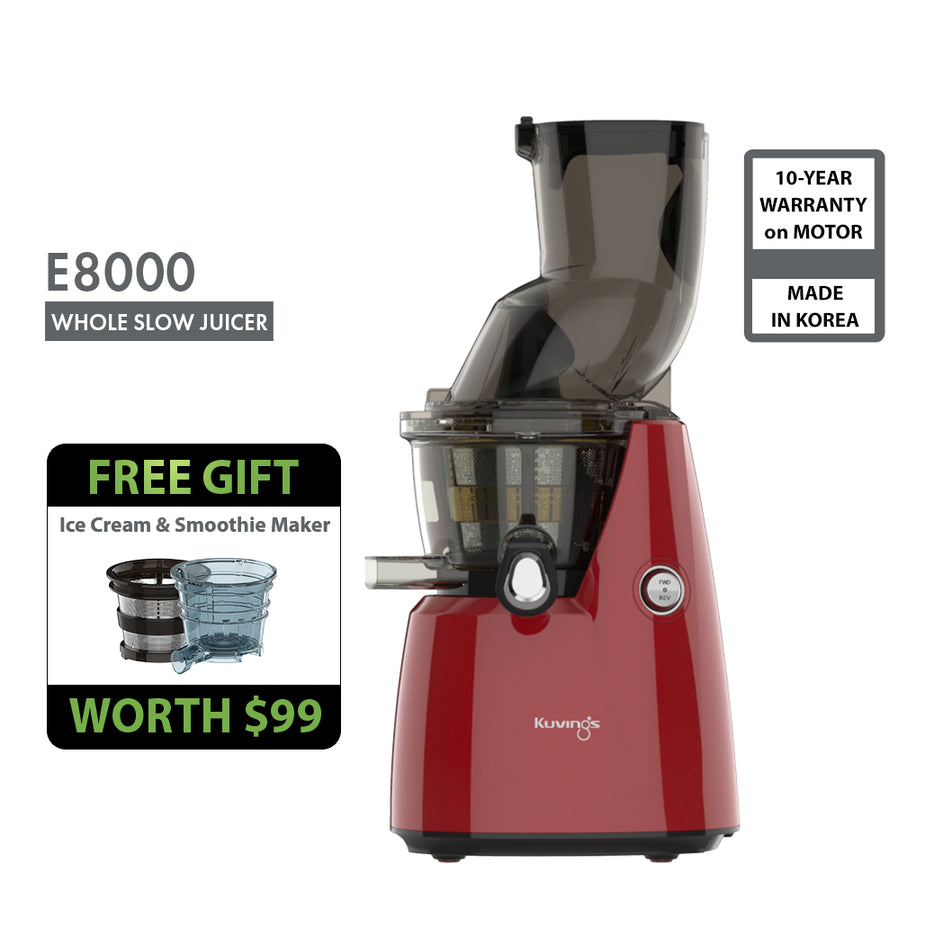 Kuvings C7000 Whole Slow Juicer with Dual Feeding Chute for Cold Press Masticating Juice ...